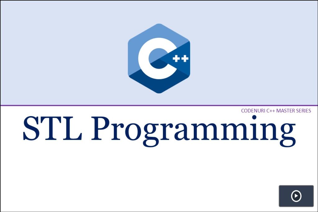 C++ STL Programming – ecourse